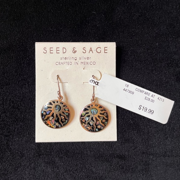 Seed & Sage | Jewelry | 5 Off Seed Sage 925 Sterling Silver Earrings ...